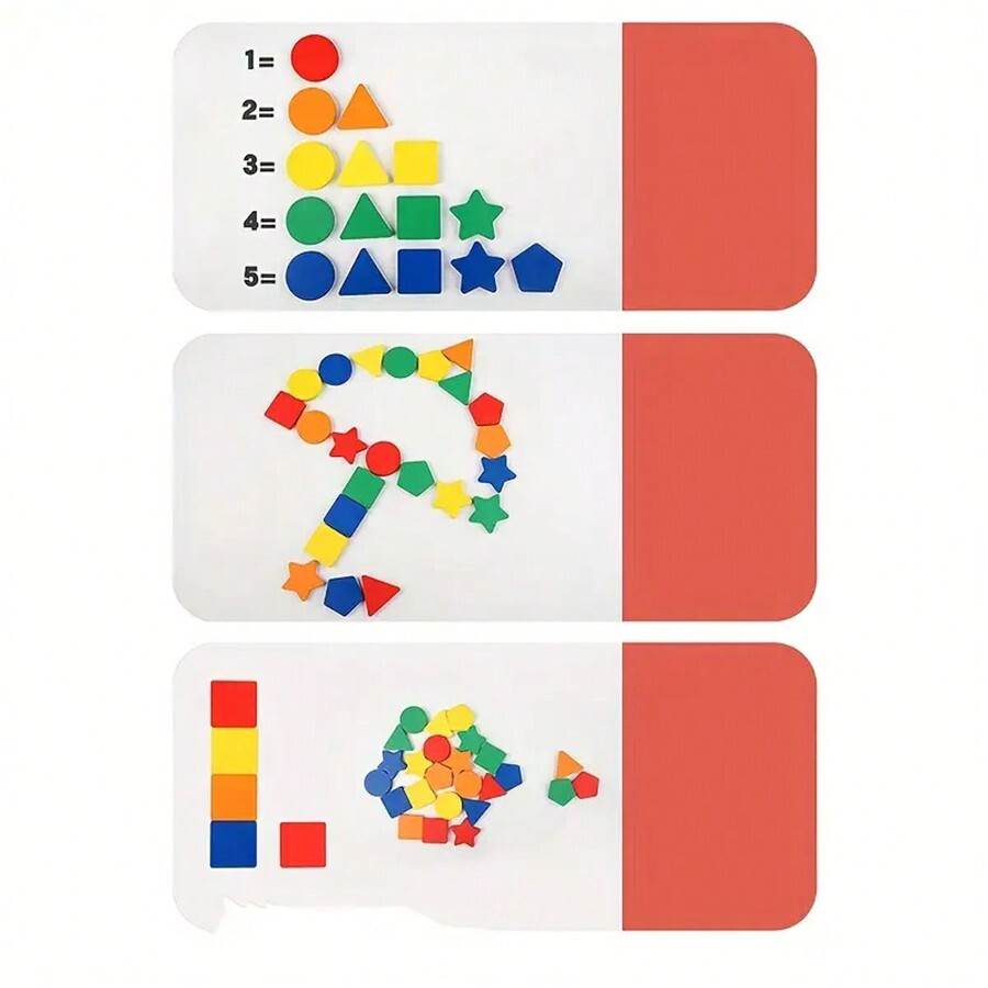 Montessori Color Sorting Box With Geometric Shapes - Early Education ...