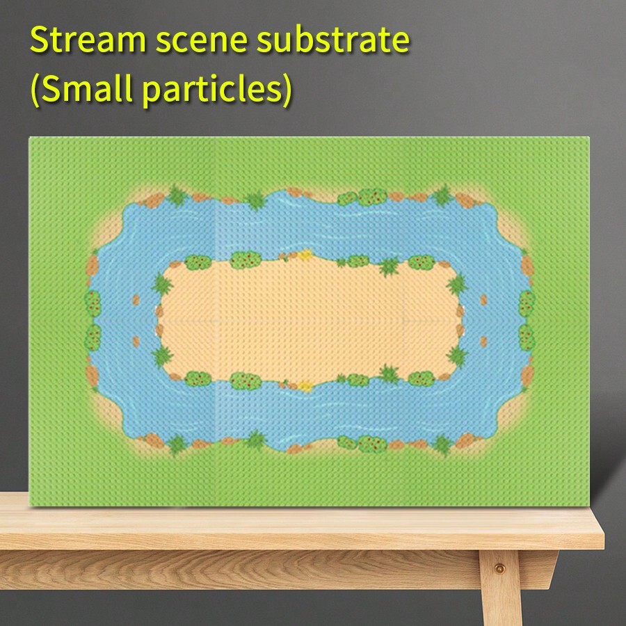 One 32*32 Studs Base Plate, One 10*10 Inches Small Particle Building ...