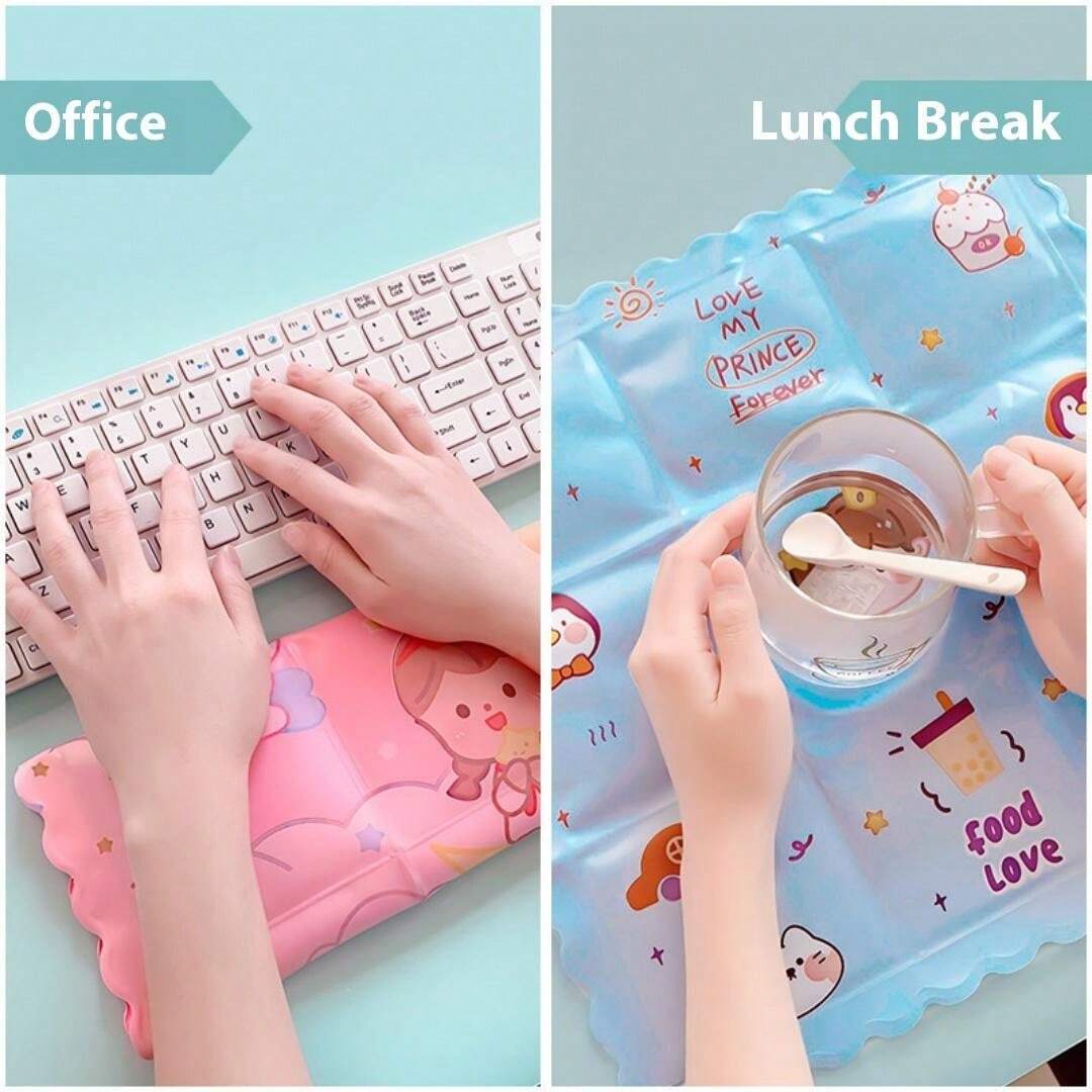 Nine-Grid Ice Pad, Cooling Pad For Summer, Ice Crystal Cushion For ...