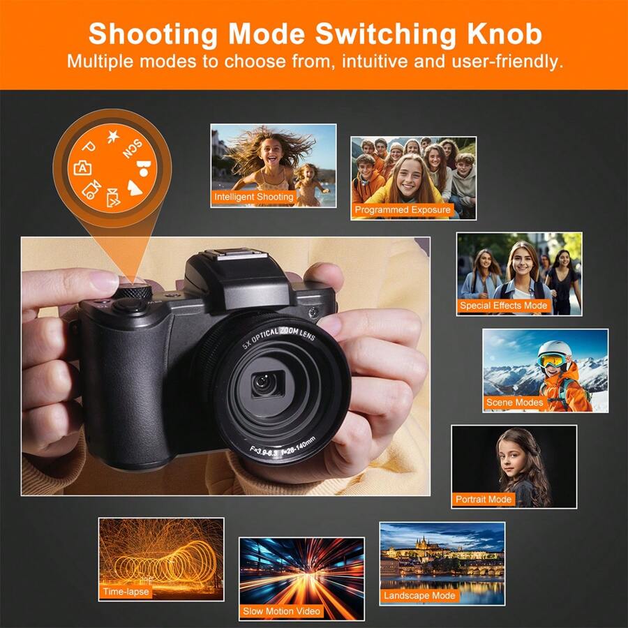 5K Digital Camera 2024 New Model Camcorder For Photography And Video ...