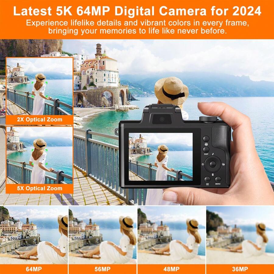 5K Digital Camera 2024 New Model Camcorder For Photography And Video ...