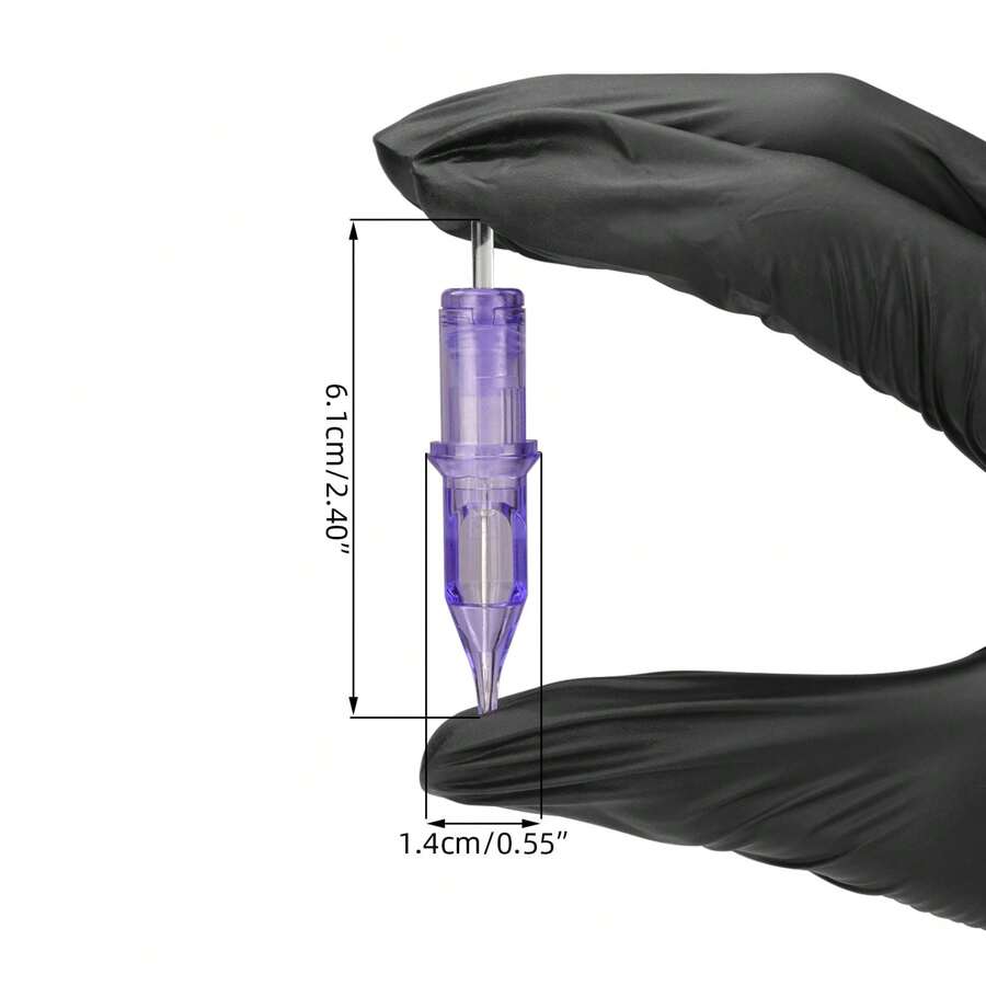 10pcs Purple Clouds Purple Box Stainless Steel 0.35mm Needle 1203RS ...