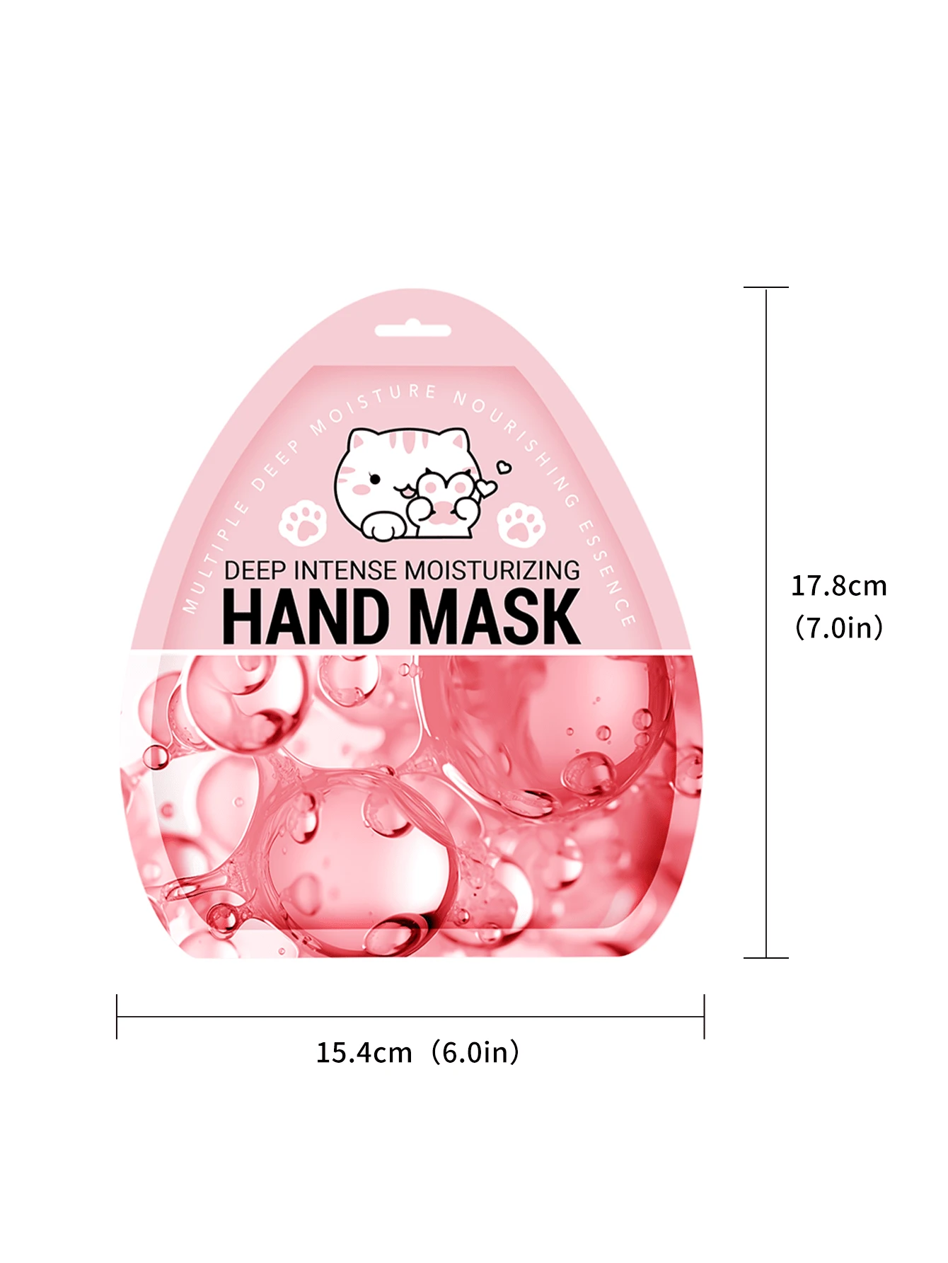 Daily Moisturizing Hand Masks 2Pairs, Pink Cat's Paw Shape Nourish Hand ...