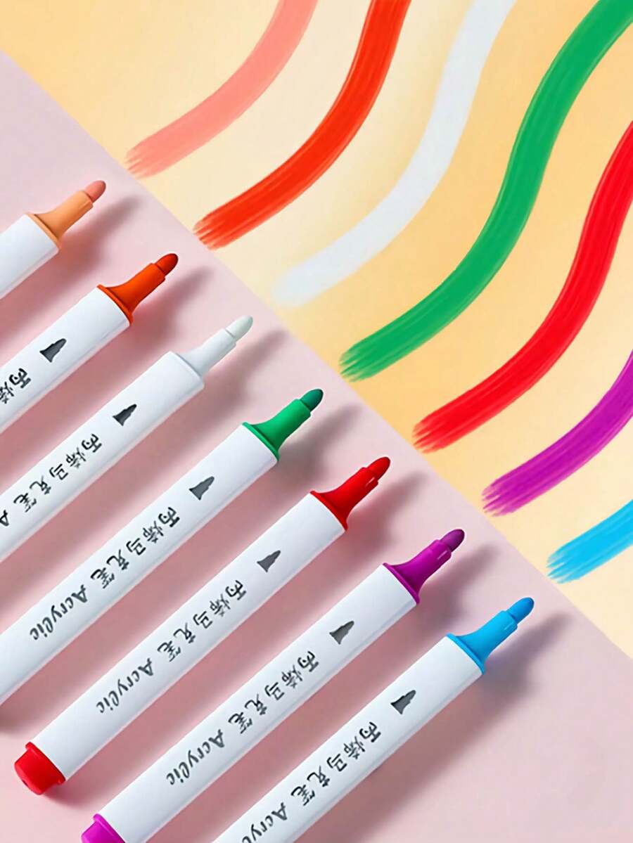 Acrylic Marker Pen - Specifically Made For Paper Coloring, Stacking ...