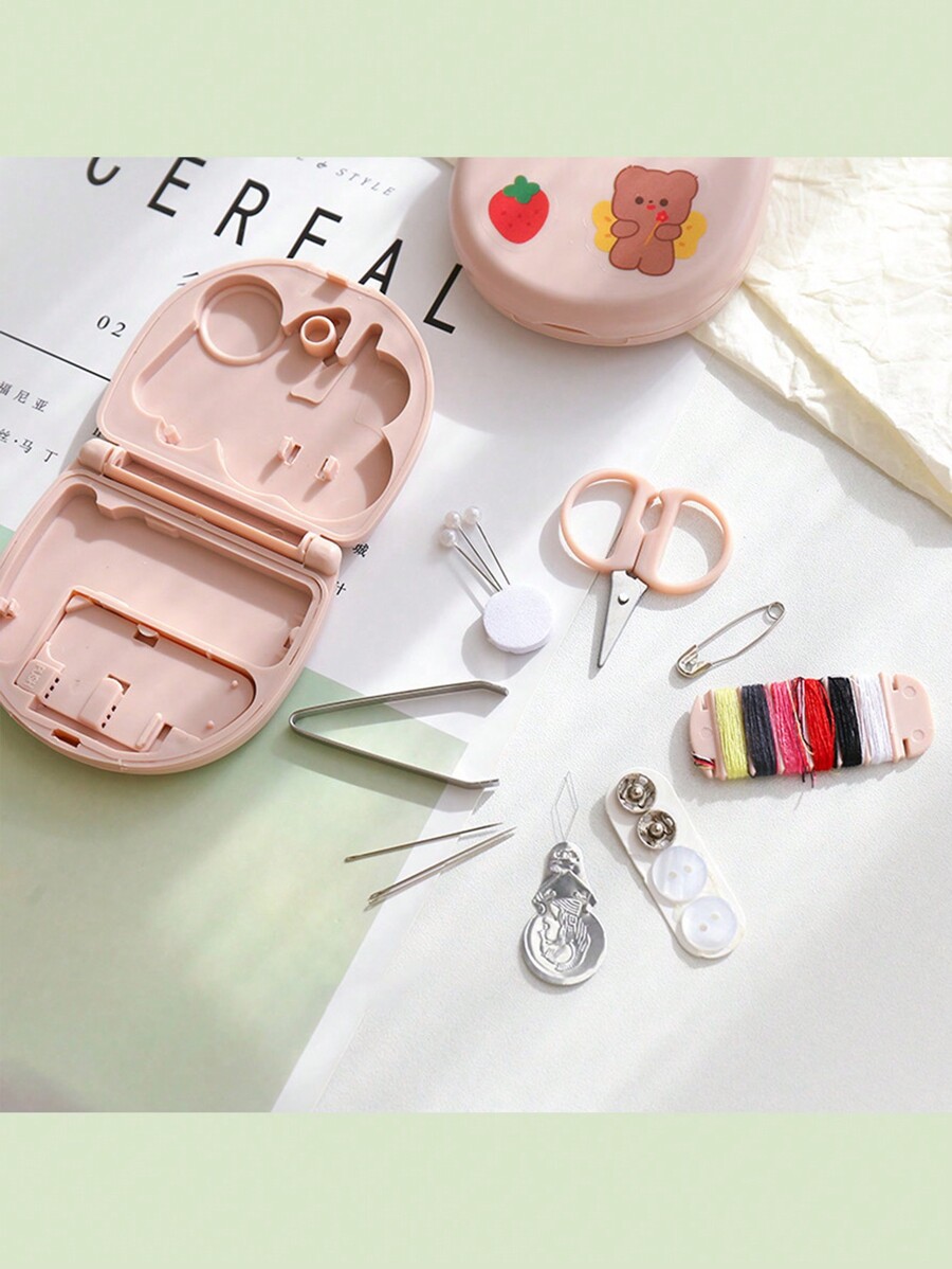 Diy Sewing Tool Mini Needle And Thread Box Set Convenient Creative