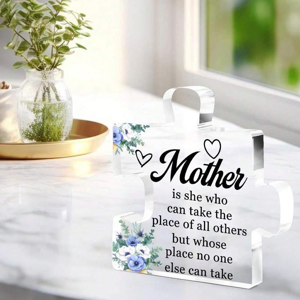 1 stuks moeder presenteert van dochter Moederdag puzzel artistieke vorm ...