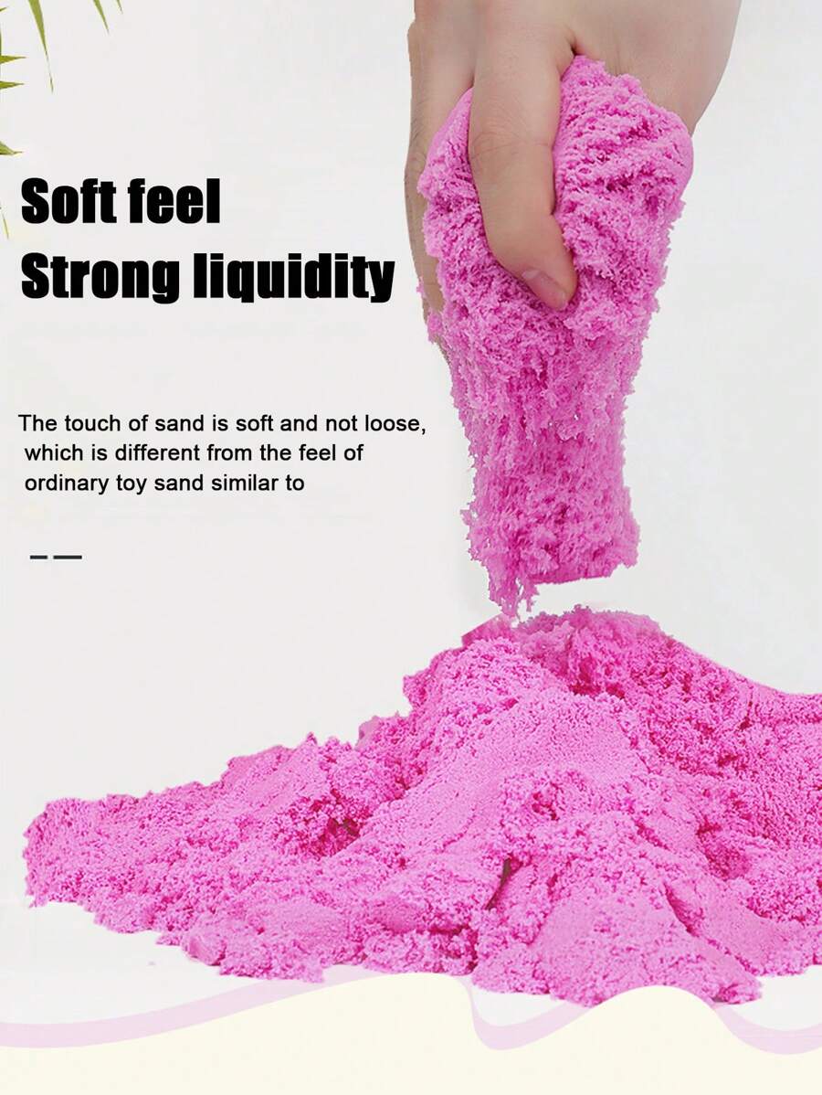 One 500g Pink Space Toy Sand Moldable Clay Non-Sticky Rubber Mud Galaxy ...