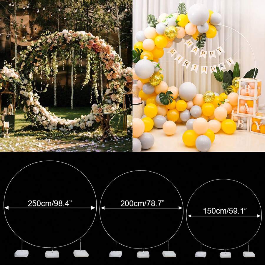 Balloon Circle Frame Kit, Balloon Hoop Stand, Balloon Arch Set, Balloon ...