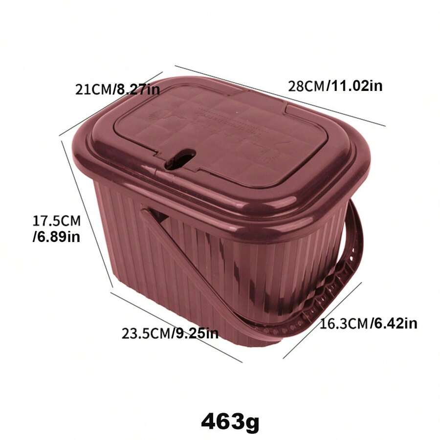 Minimalist Plastic Tea Residue Bucket, Waste Separation Filtering Drain ...