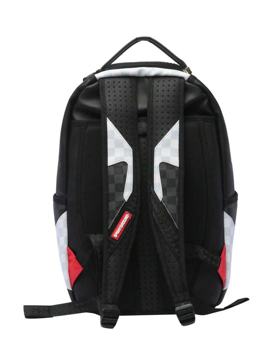 Sprayground Men's Backpack BLACK B5475TRIPLEDECKERHEIRTOTHETHRO | SHEIN USA