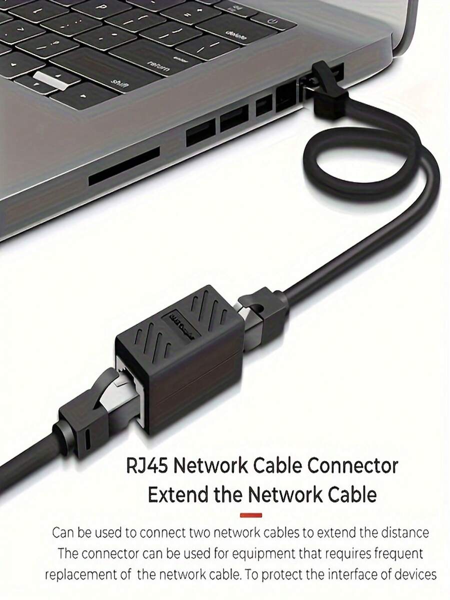 New RJ45 Connector Cat7/6 Ethernet Adapter Coupler Female To Female ...