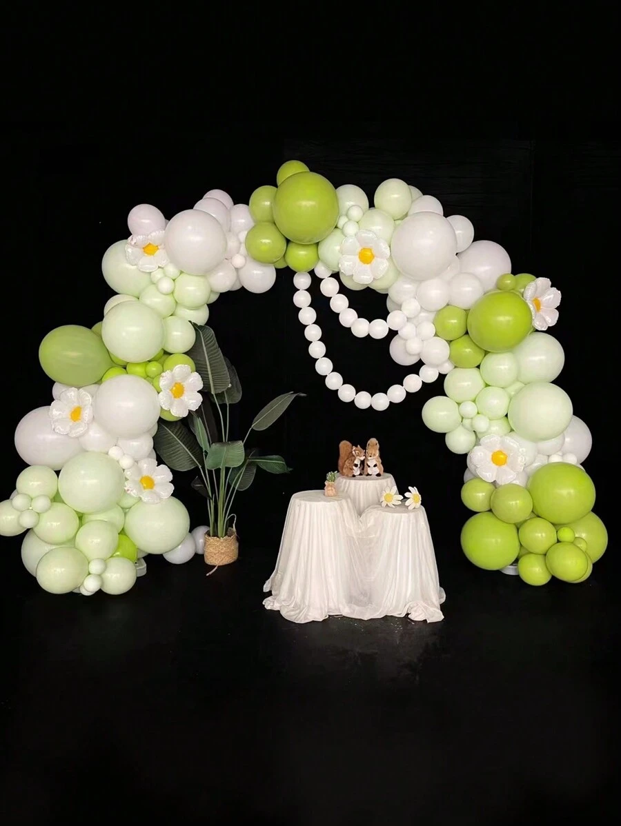 171pcs Bohemian Vintage Color Scheme Balloon Wedding Party Decorations ...