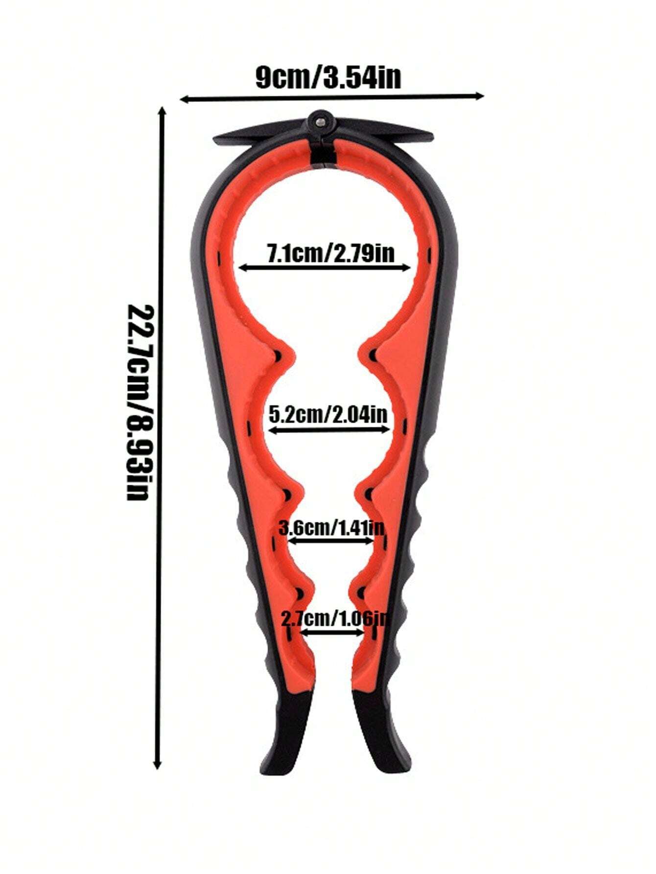 1pc 4 In 1 Multi Functional Can Bottle Opener Kit With Silicone Handle Suitable For Weak Hands