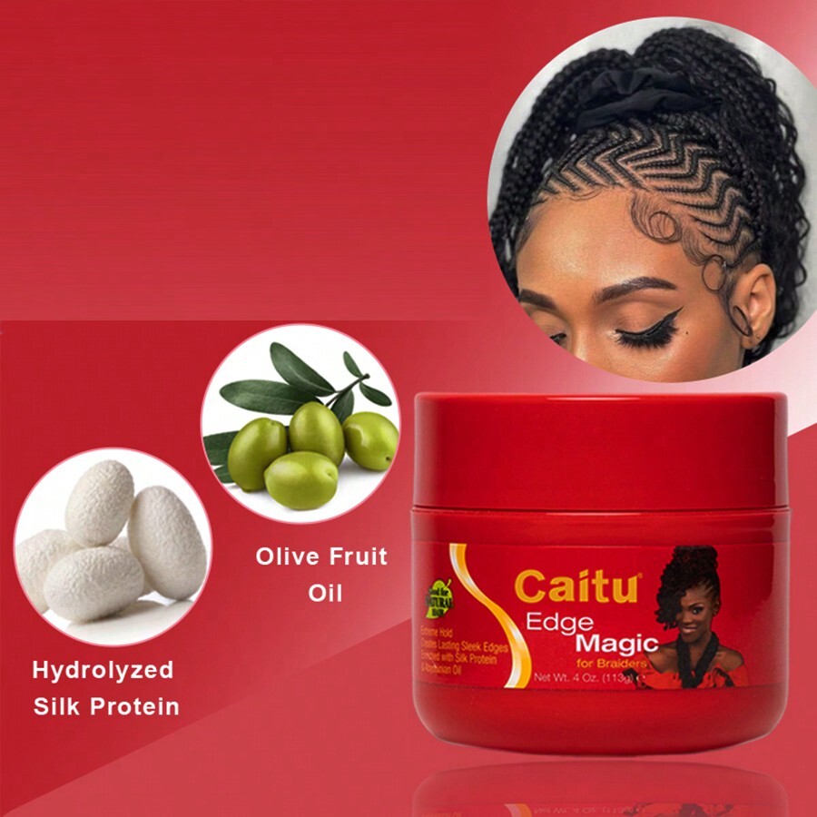 Extra Hold Conditioning Braiding Gel - Natural Gloss Styling Wax,Edge ...