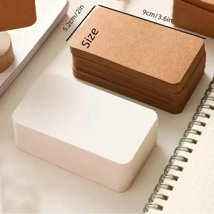 100pcs Energetic Multi-Purpose Cards, DIY Blank Hard Cards For Custom ...
