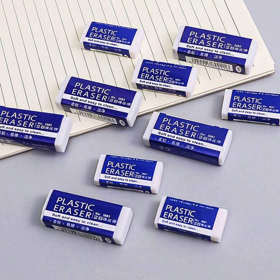 White Eraser For Drawing, Sketching, Exam, Student Study Supplies ...