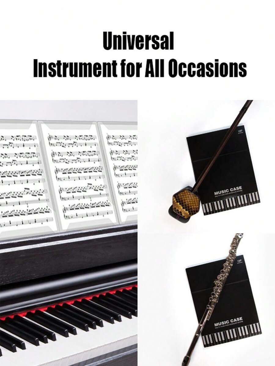 New Sheet Music Holder 8-Sheets A4 Size Piano Music Page Clip With ...