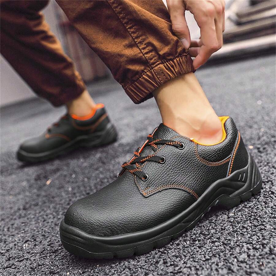 Labor Protection Shoes Plastic Steel, No Iron, Anti-Smashing, Anti ...