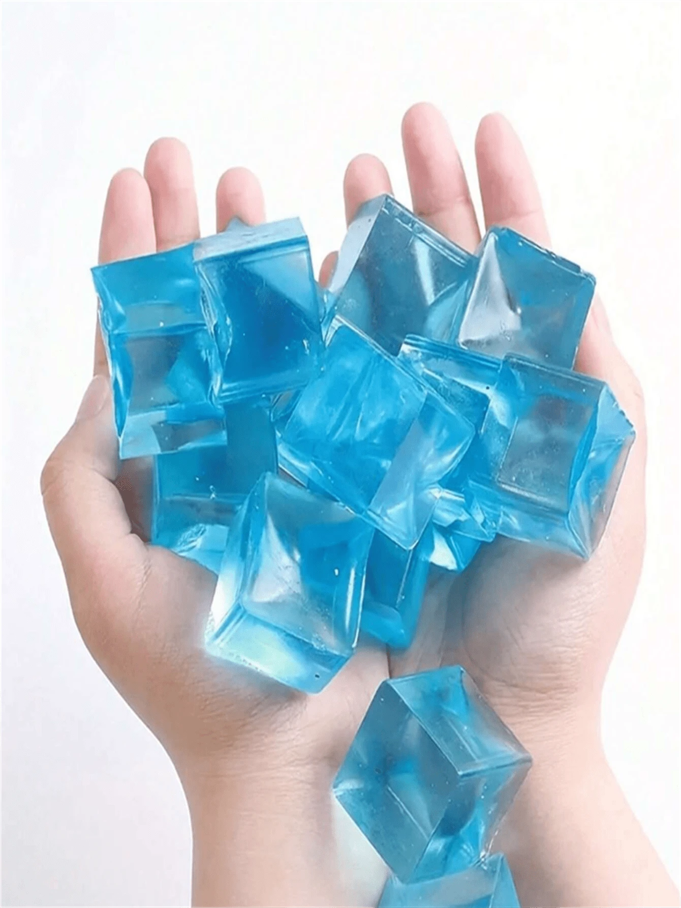 5pcs Mixed Color Ice Cube Stress Relief Toy, Creatively Designed To ...