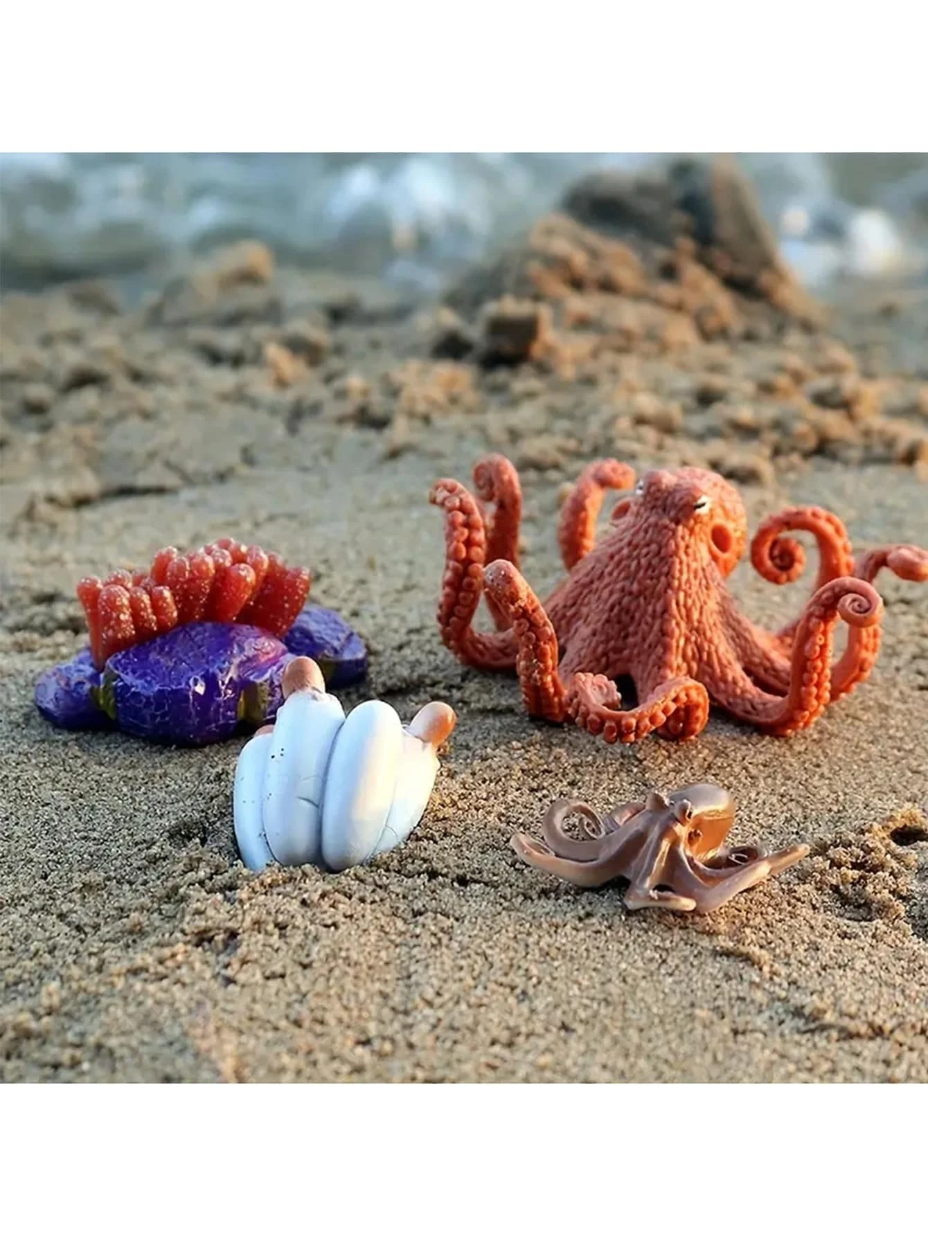 Animal Life Cycle Model Toys: Vivid Goose, Snail, Spider, Salmon ...