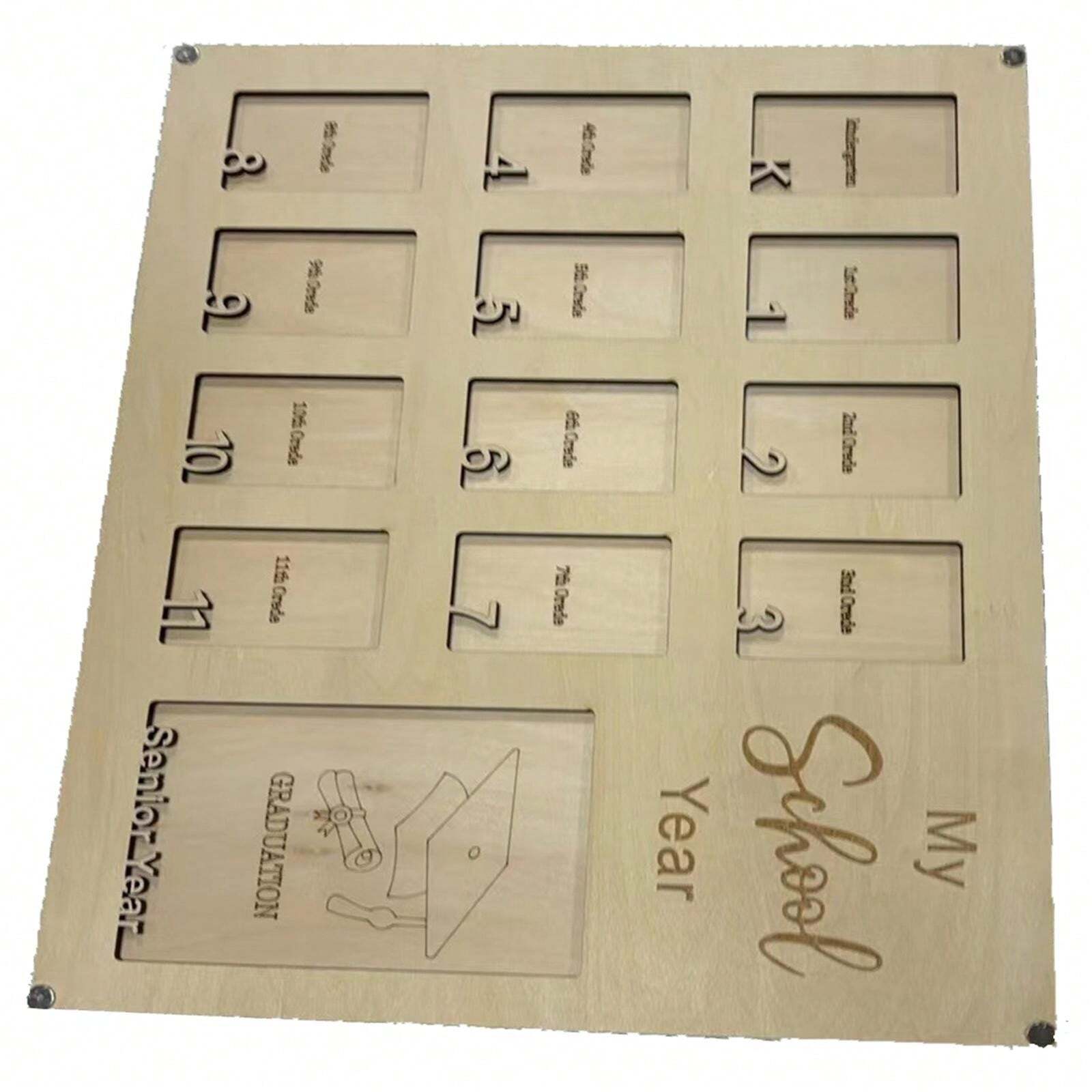 School Years Photo Frame, Graduation Gift, Wooden Picture Frame For ...