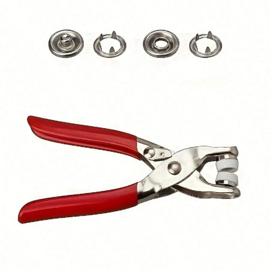 Five-Jaw Button Mounting Tool Set, Household Hand Press Button Machine ...