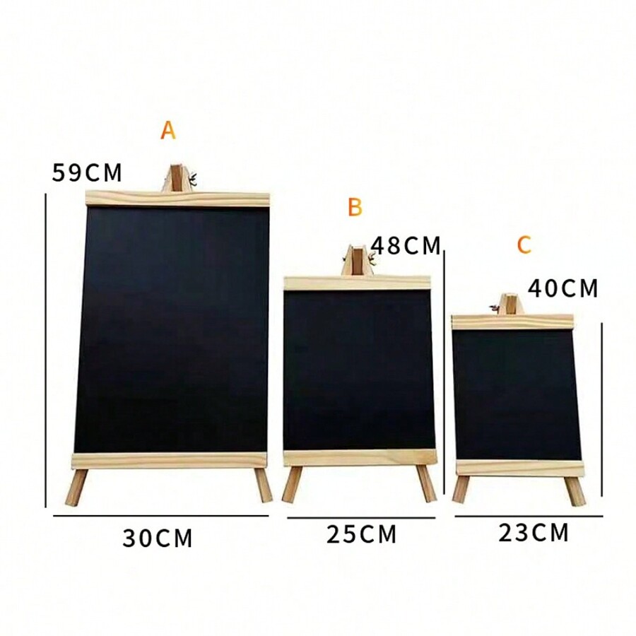 1pc Mini Wooden Blackboard (Approx. 20cm X 36cm) Convenient For Food ...