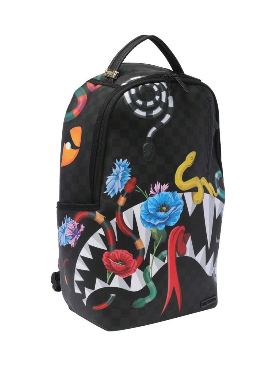 Sprayground Men's Backpack BLACK B5818SNAKESONABAG | SHEIN USA