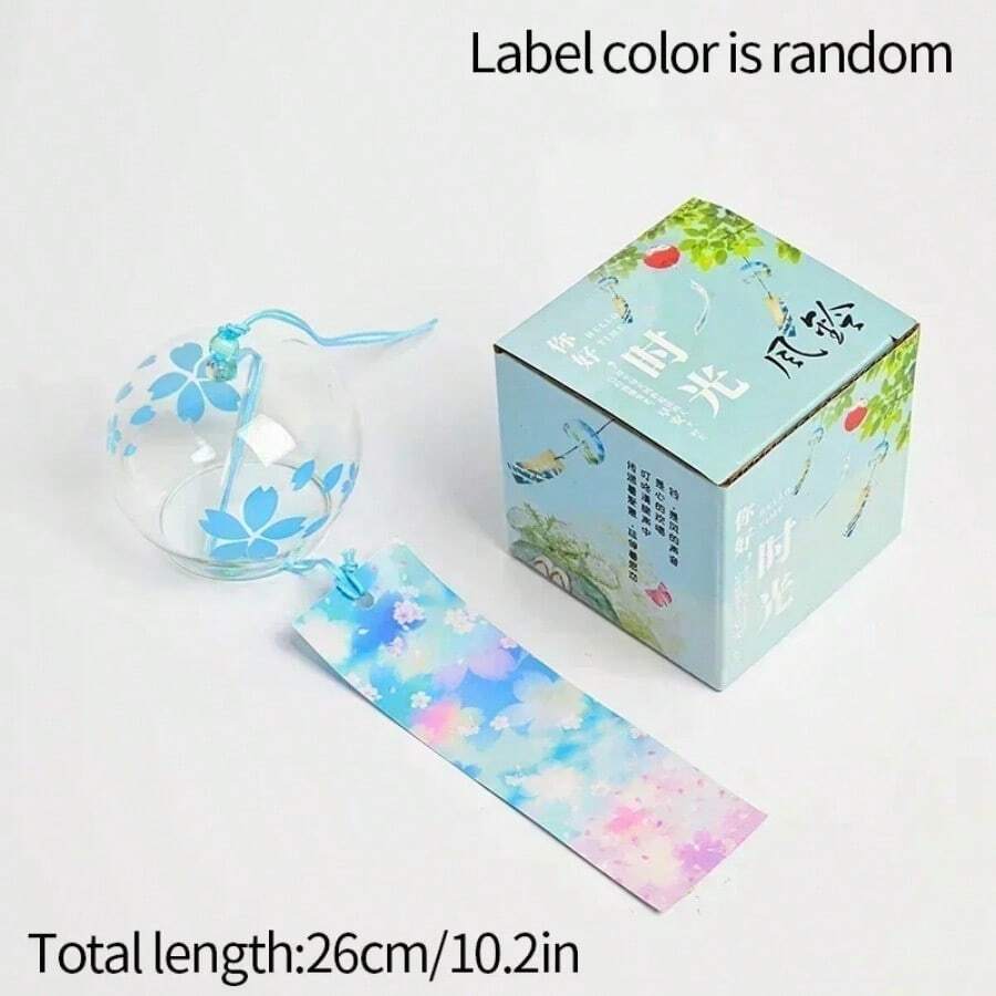Sakura Wind Chimes Kawaii Room Decor Japanese Glass Wind Bell Hanging ...