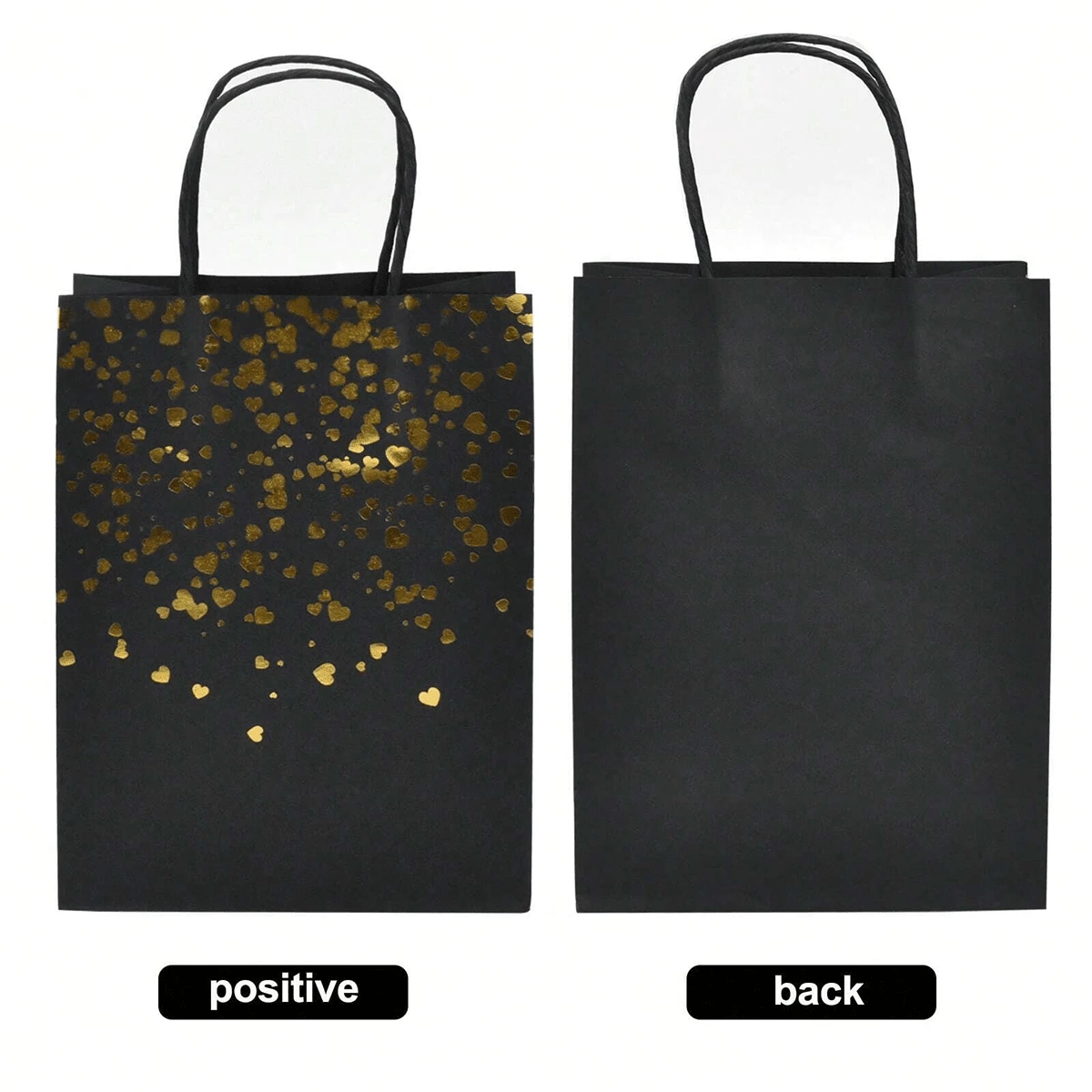 12 Creative Birthday Gift Paper Bags With Handles Spots Kraft Candy ...