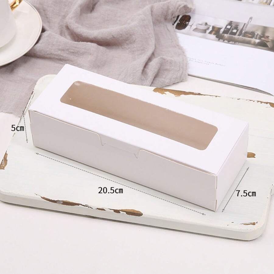 5 Pcs Cookie Box, Transparent Window Cookie Box, Cookie, Chocolate ...