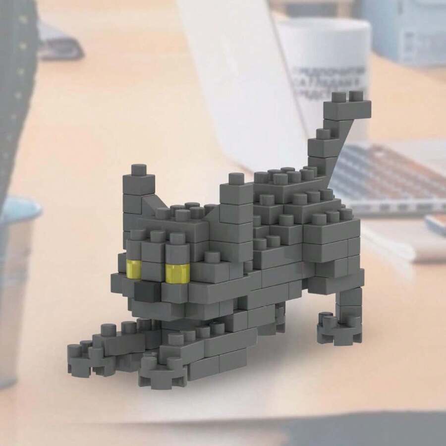 Pet Cat Particle Building Blocks, Puzzle Building Blocks, Mini Particle ...