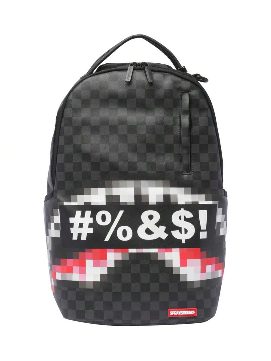 Sprayground Men's Backpack BLACK B5862CENSORED | SHEIN USA