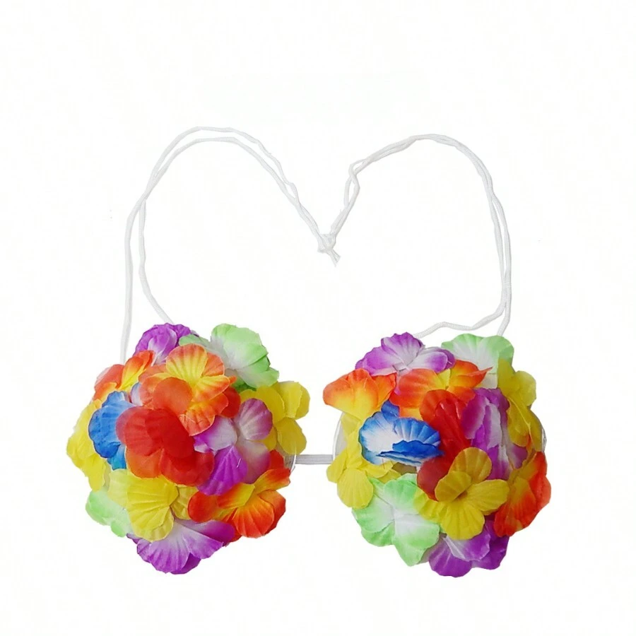 Hawaiian Style Bra, Prop Bra, Adhesive Flower Bra | SHEIN USA