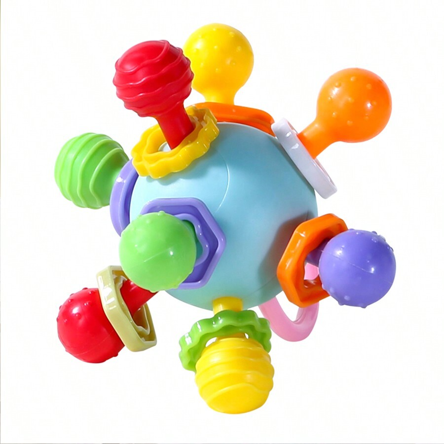 Colorful Sensory & Teething Ring - Motor & Cognitive Development ...