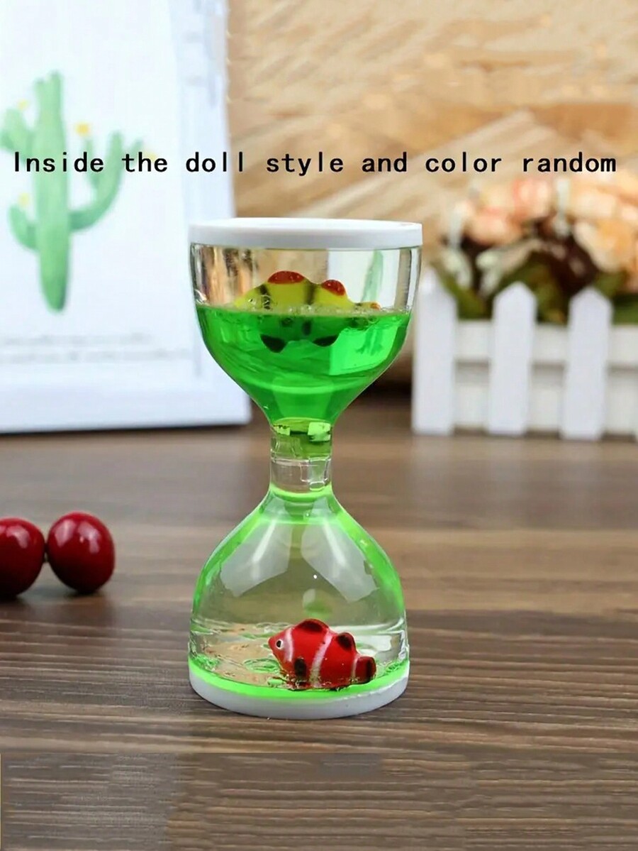 Large Oil Drop Hourglass Liquid Toy For Stress Relief And Office Desk ...