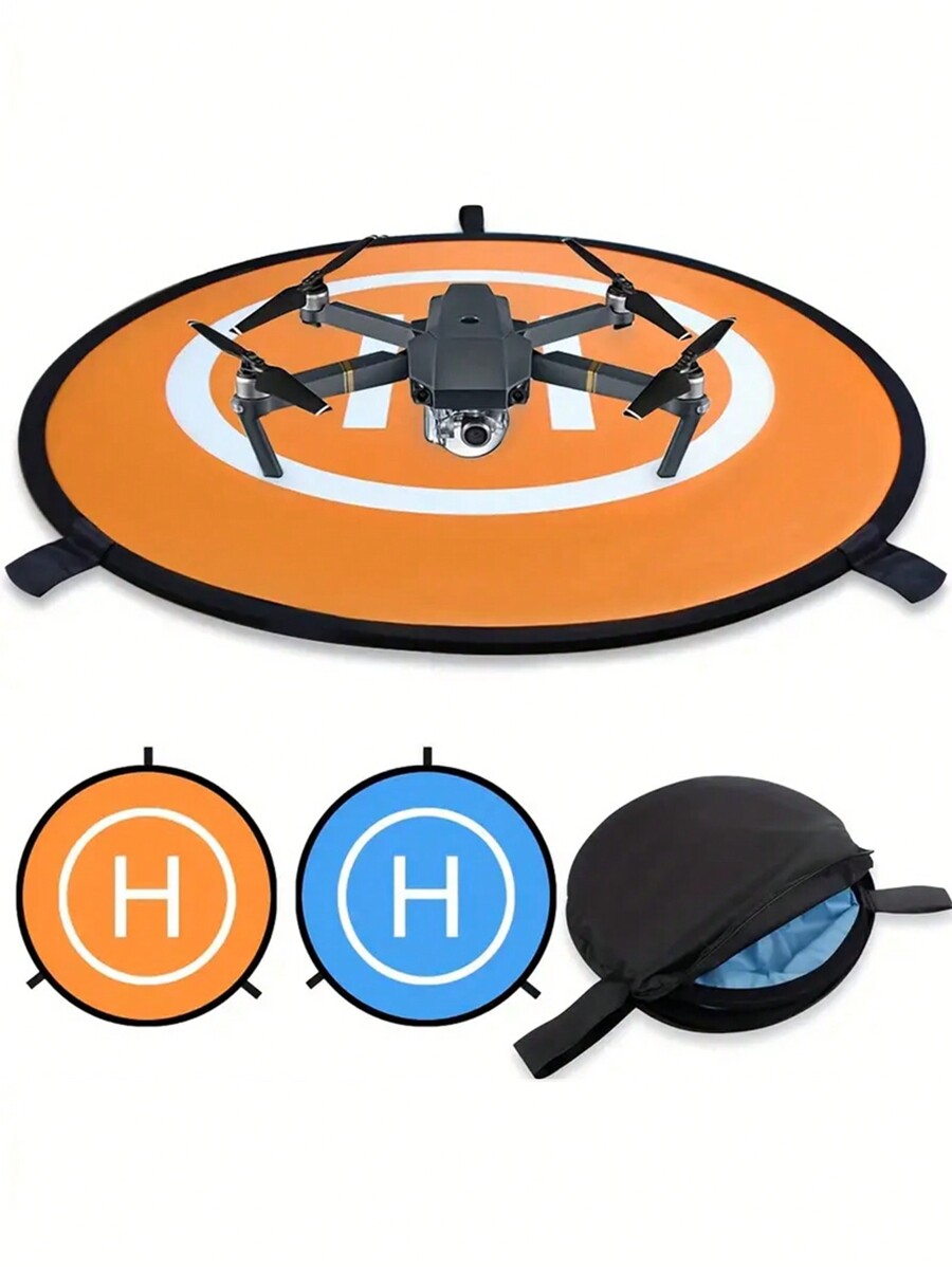 21-Inch Waterproof Universal Landing Pad For Drones, Quick-Fold Double ...