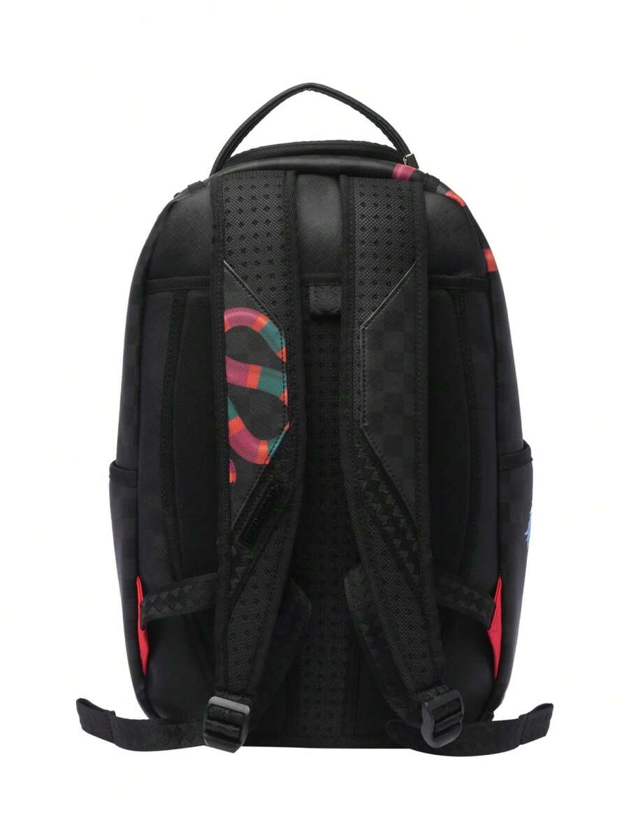 Sprayground Men's Backpack BLACK B5818SNAKESONABAG | SHEIN USA