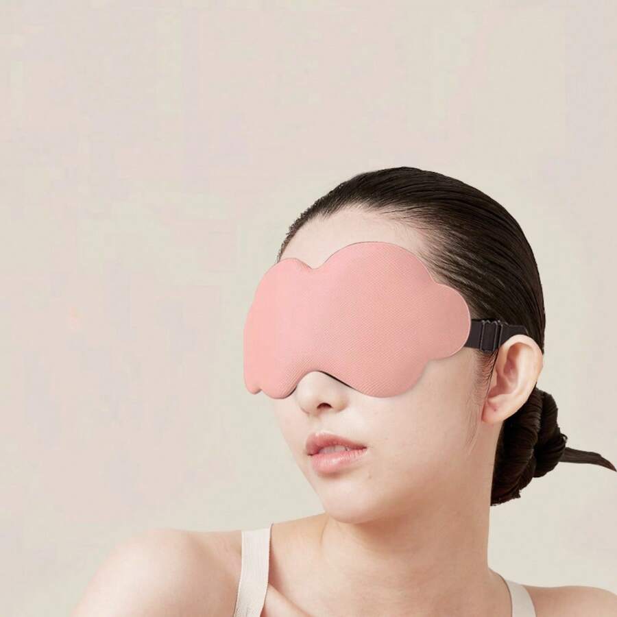 1pc 3D Cloud Shaped Sleep Eye Mask For Men & Women, Block Out Sleep ...