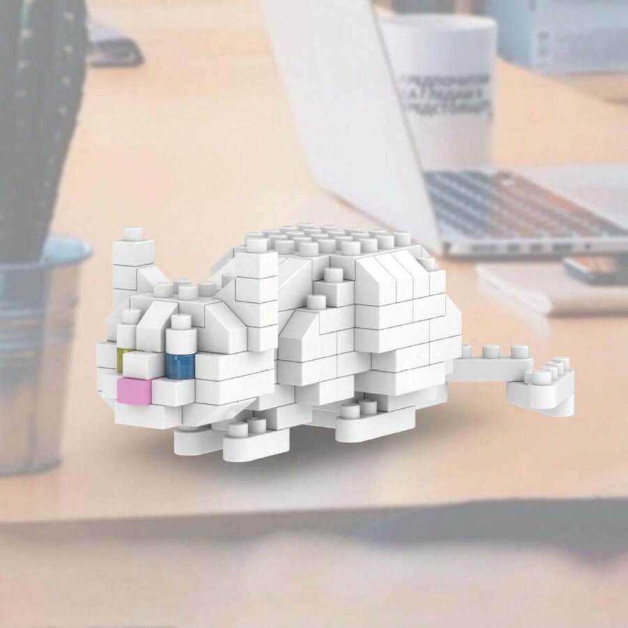 Pet Cat Particle Building Blocks, Puzzle Building Blocks, Mini Particle ...