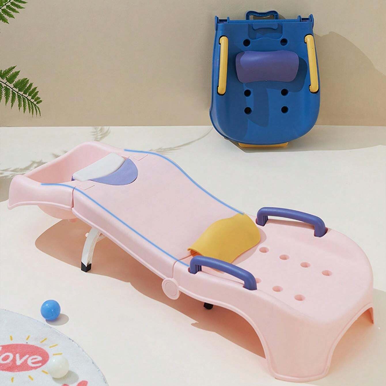 1pc Hair Washing Chair, Shampoo Chair Tear-Free, Ergonomic Design With ...