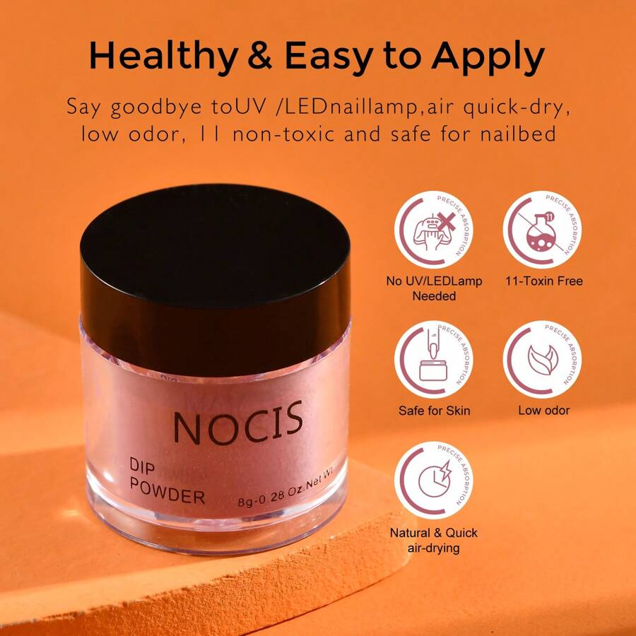 Dip Powder Nail Kit Starter 4 Colors Nude Pink Glitters Acrylic Dipping Powder System Liquid