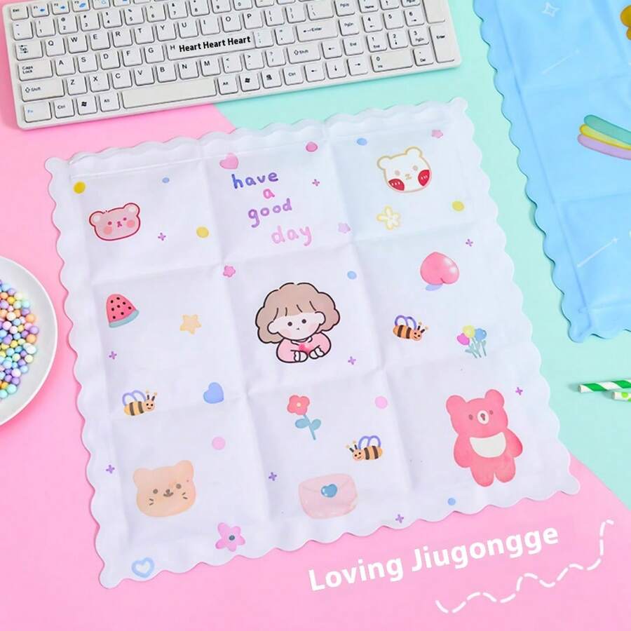 Nine-Grid Ice Pad, Cooling Pad For Summer, Ice Crystal Cushion For ...