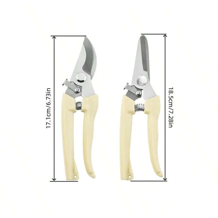 1/2 piezas Tijeras de podar para jardín, para podar plantas, bonsai y recoger frutas, cortador ...