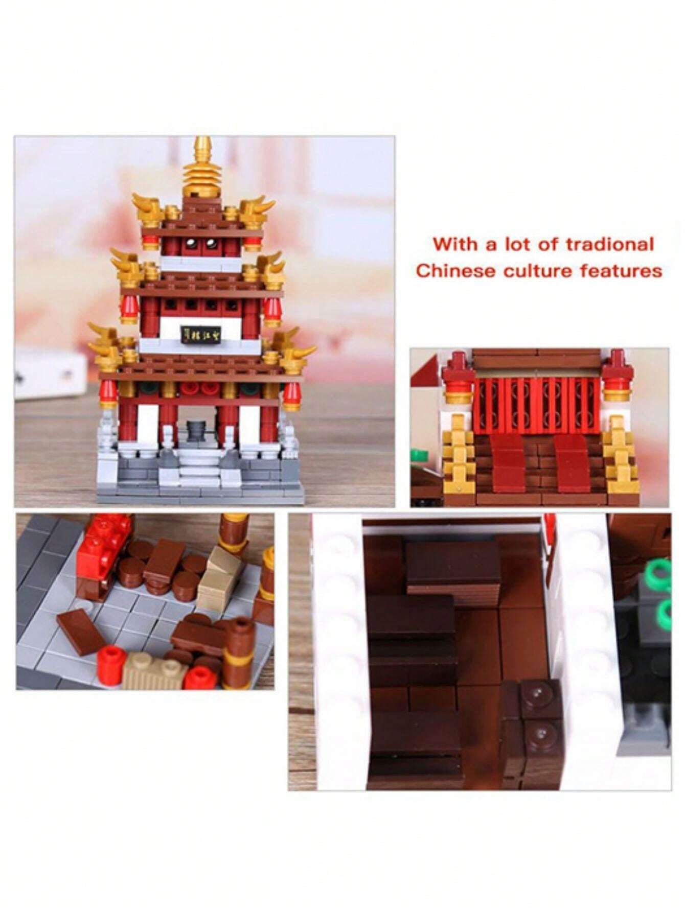 Chinese Mini Street View Building Block Set Mini Zhonghua Street Model ...