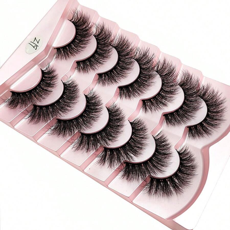 NEW DD Curl False Eyelashes Cat Eye Wispy End Eye Elongated Look Like ...