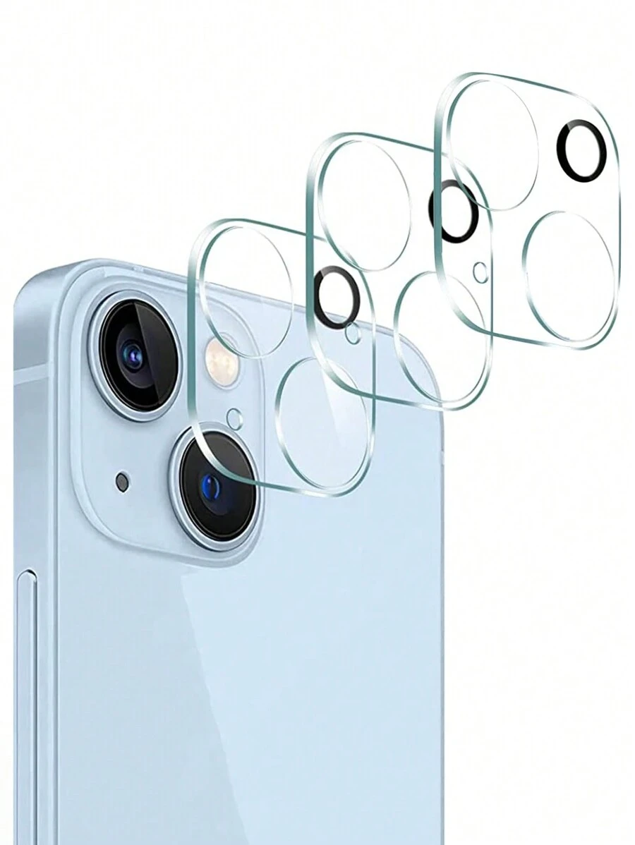 3 PCS Rear Camera Lens Protector Tempered Glass For IPhone 15Promax/15 Pro 15 15plus 14Promax 14 ...
