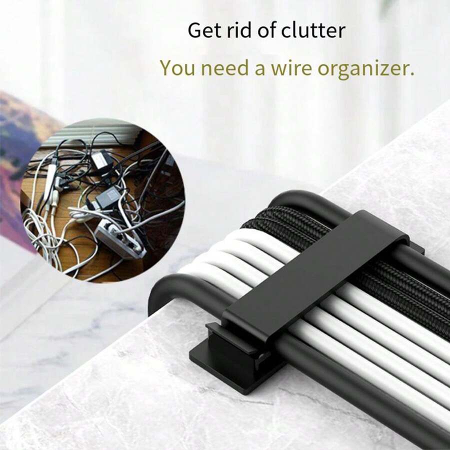 Plug Fixed Wire Wall Power Cord Free Adhesive Cord Winder Desktop ...
