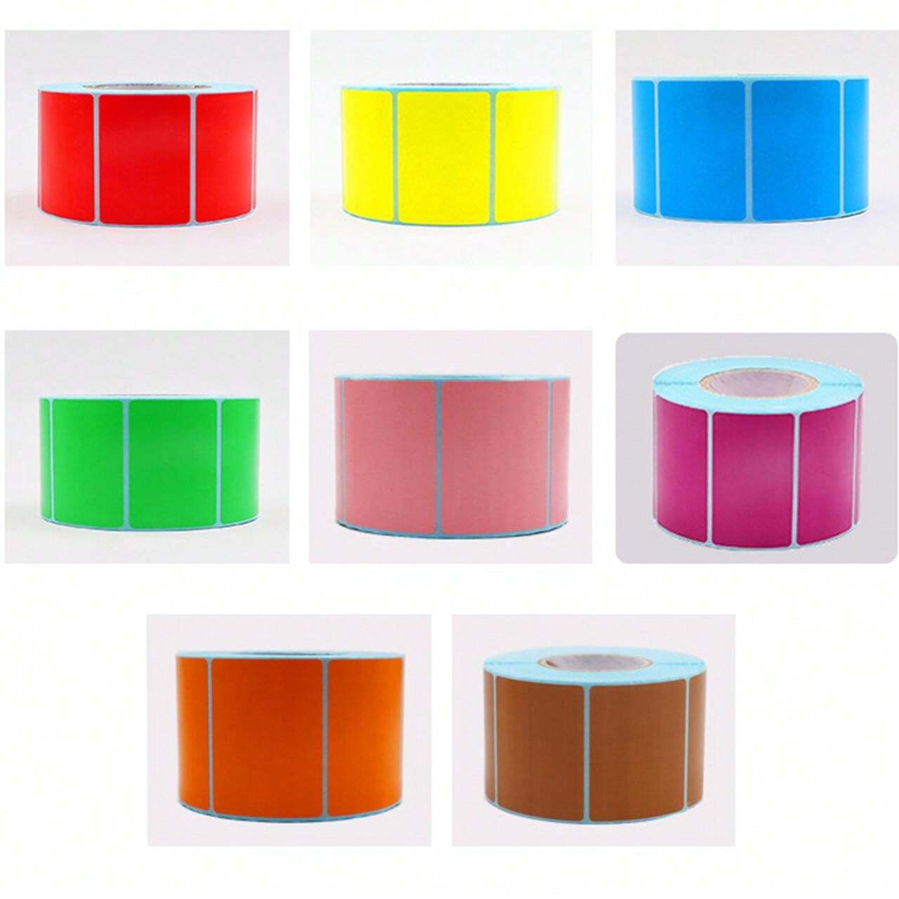 800 Pcs 40 X 30 Mm Multi-Color Waterproof Tear-Resistant Thermal Label ...