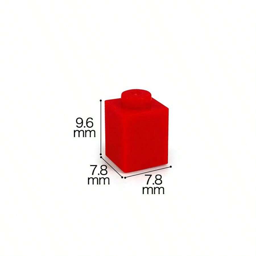 238pcs 100g Bagged 1x1 High Brick Small Particle Building Blocks Compatible With Multiple ...